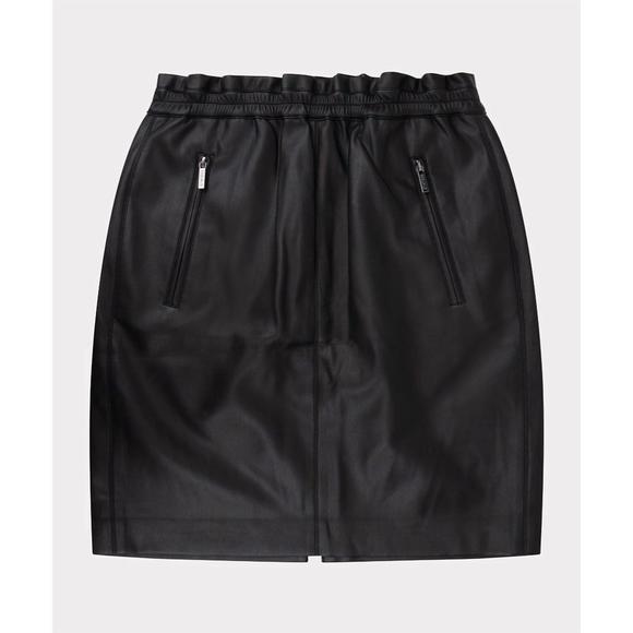 ESQUALO | Skirts | New Esqualo Faux Leather Skirt In Black | Poshmark
